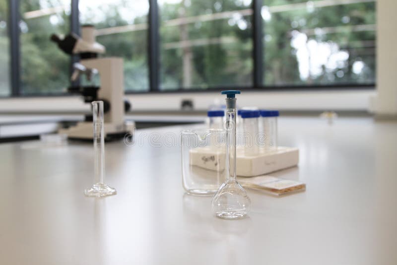 Scientific Equipment in a University Science Lab Stock Photo - Image of ...