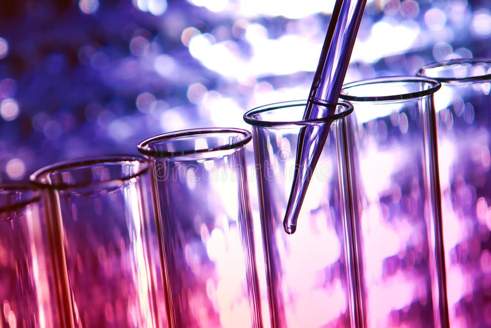 Scientific Experiment in Science Research Lab Stock Image - Image of ...