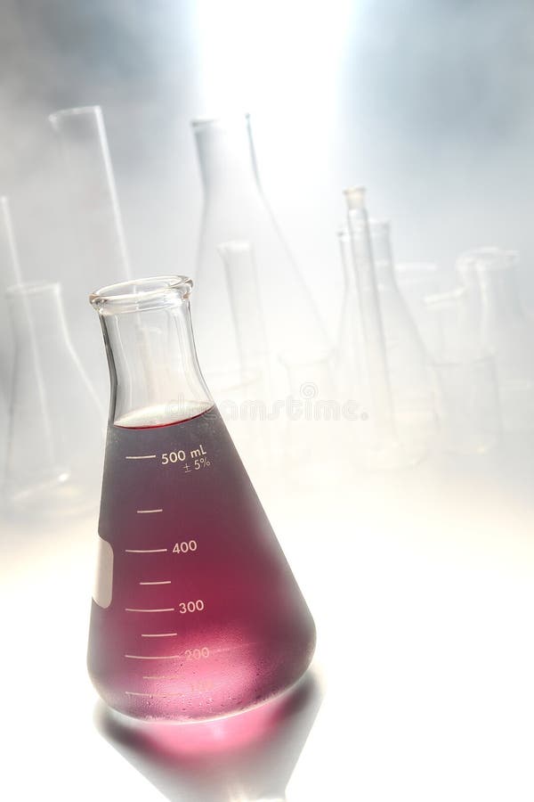 Scientific Experiment in Science Research Lab Stock Image - Image of ...
