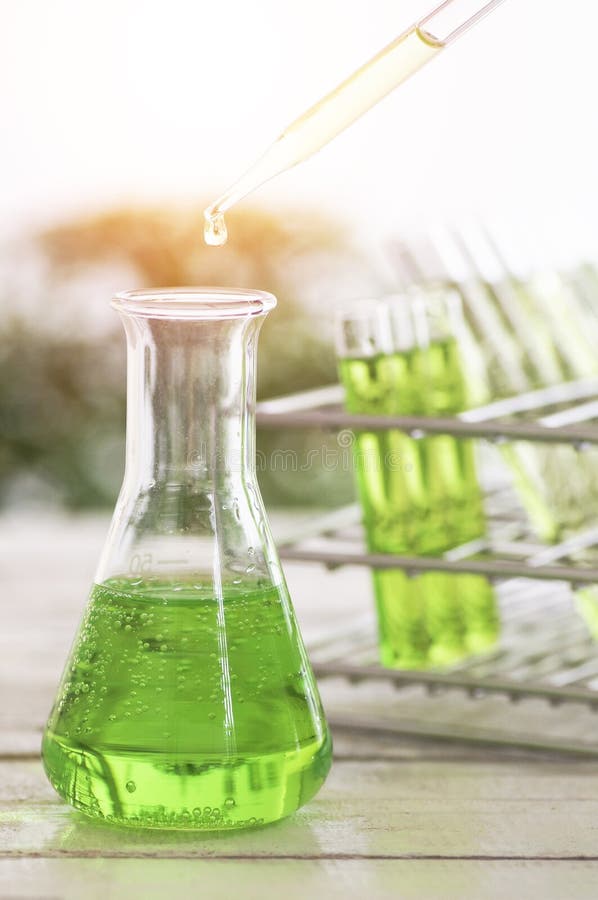 Scientific Experiments, Laboratory Equipment and Test Tubes Stock Photo ...