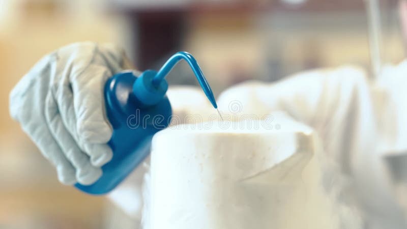 Scientific Experiments with Liquid Nitrogen in a Research Laboratory ...