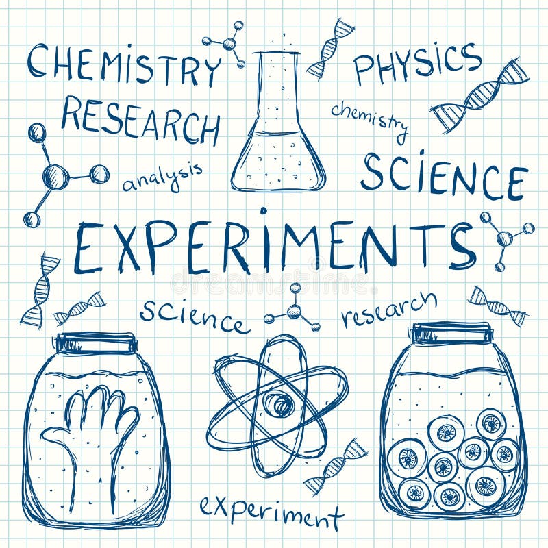 Scientific Experiments Seamless Pattern Stock Vector - Illustration of ...