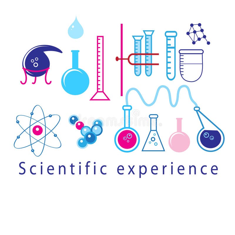 Scientific Experiments Poster Stock Vector - Illustration of biology ...