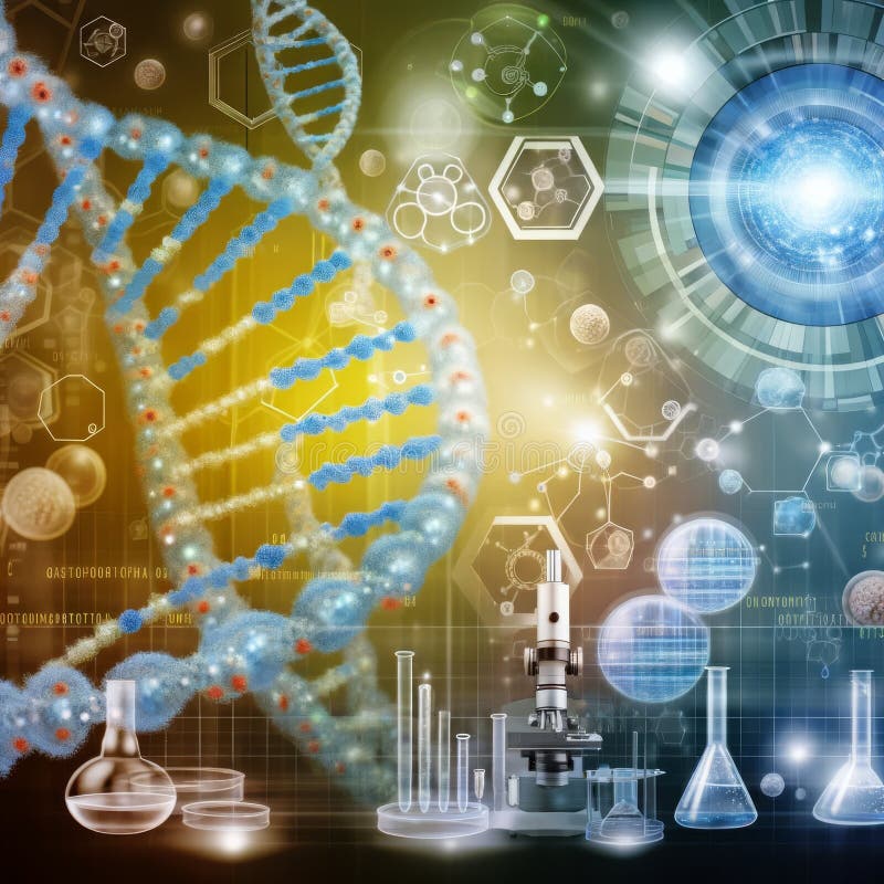 Scientific Exploration Abstract Stock Photo - Image of biotechnology ...