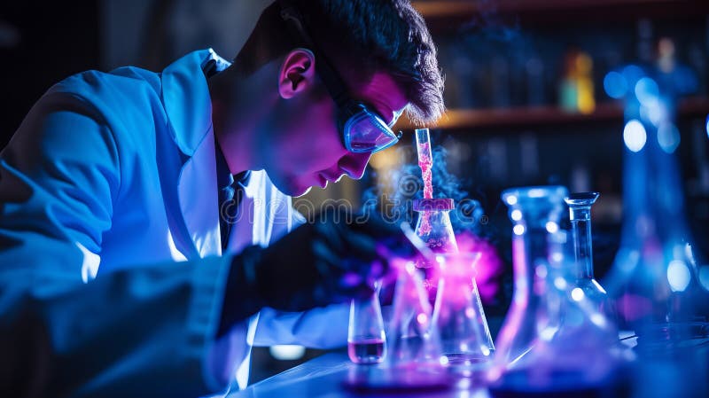Scientific Exploration Scientists Conducting Experiments in Laboratory ...