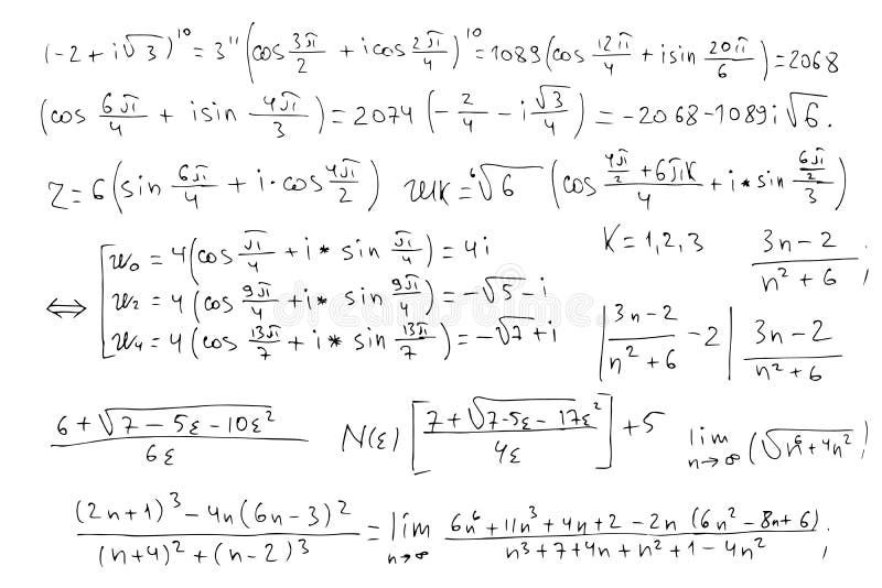 Scientific Formulas and Expressions. Mathematics, Algebra and Geometry ...
