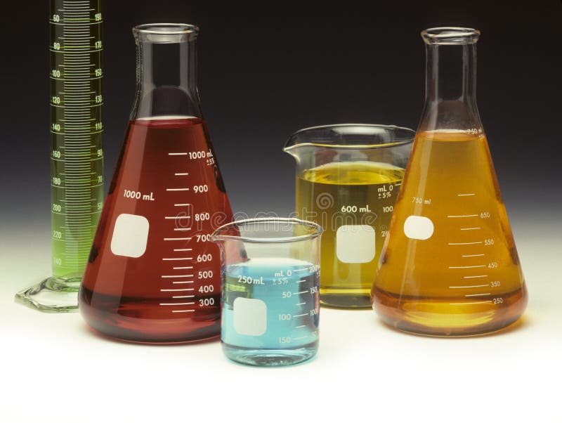 Laboratory glassware stock photo. Image of education - 21403140