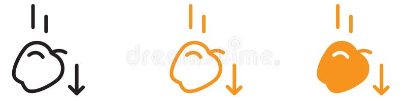 Scientific Gravity Icon for Physics and Space Exploration Graphics ...