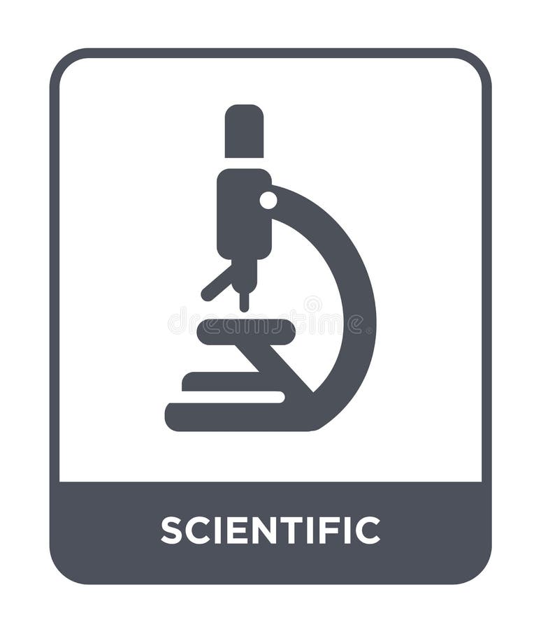 Scientific Icon in Trendy Design Style. Scientific Icon Isolated on ...