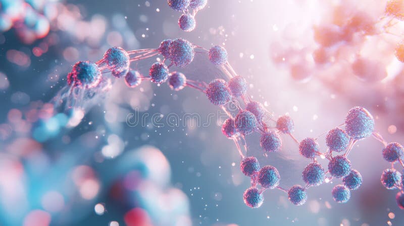 Scientific Illustration of Lactase Enzyme Interacting with Lactose ...