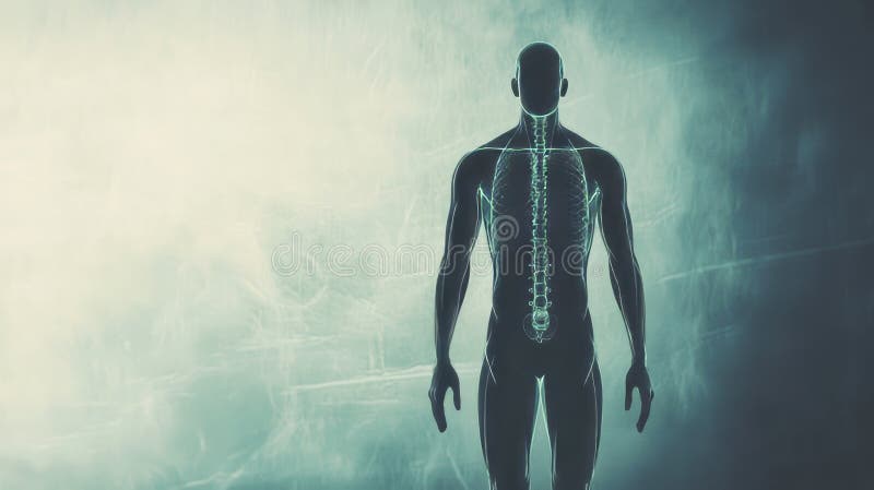 Scientific Illustration of Muscle Atrophy and Bone Density Loss from ...