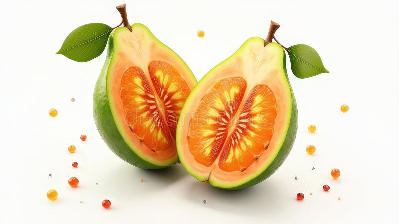 Guava Nutritional Infographic Stock Illustration - Illustration of ...