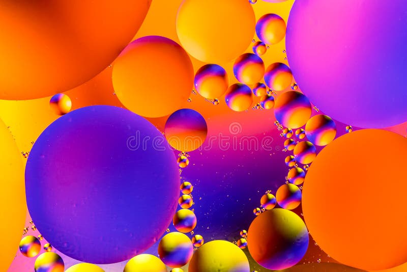 Scientific Image of Cell Membrane. Macro Up of Liquid Substances ...