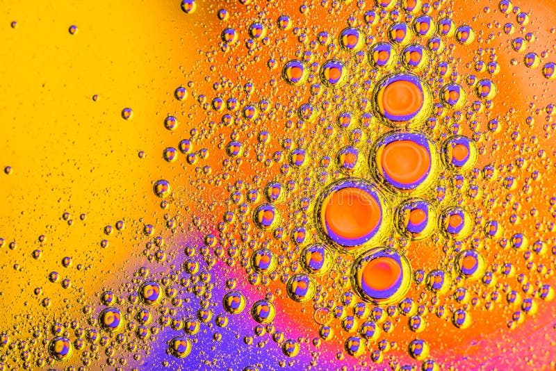 Scientific Image of Cell Membrane. Macro Up of Liquid Substances ...