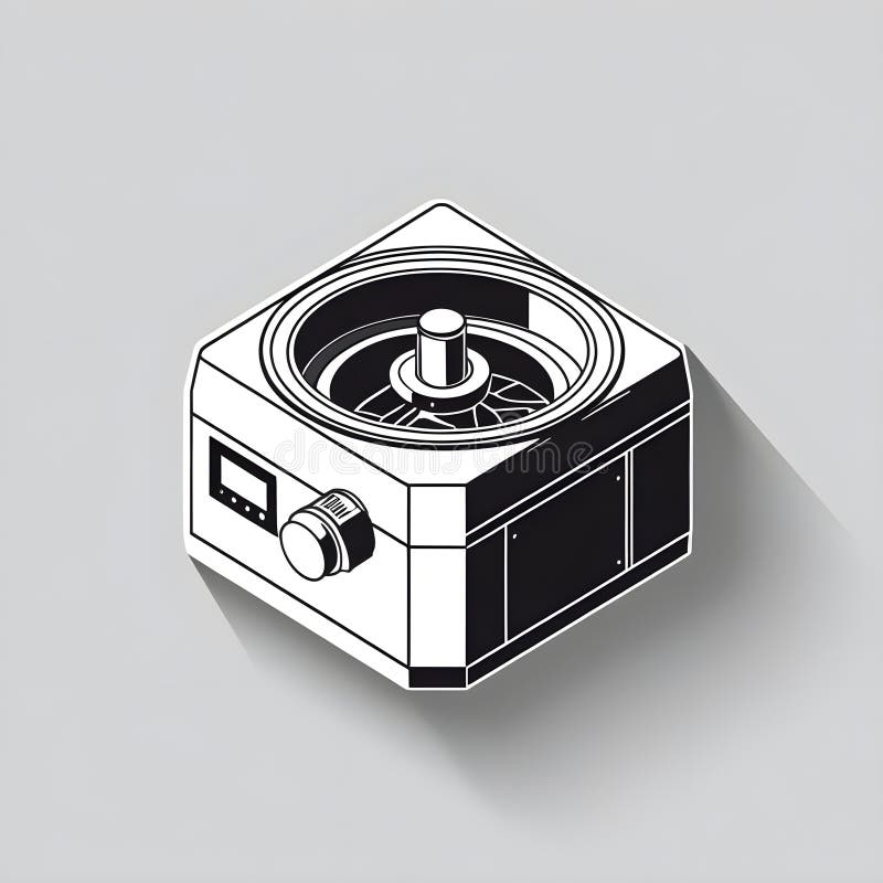 Scientific Lab Apparatus Outline Icon Stock Illustration - Illustration ...