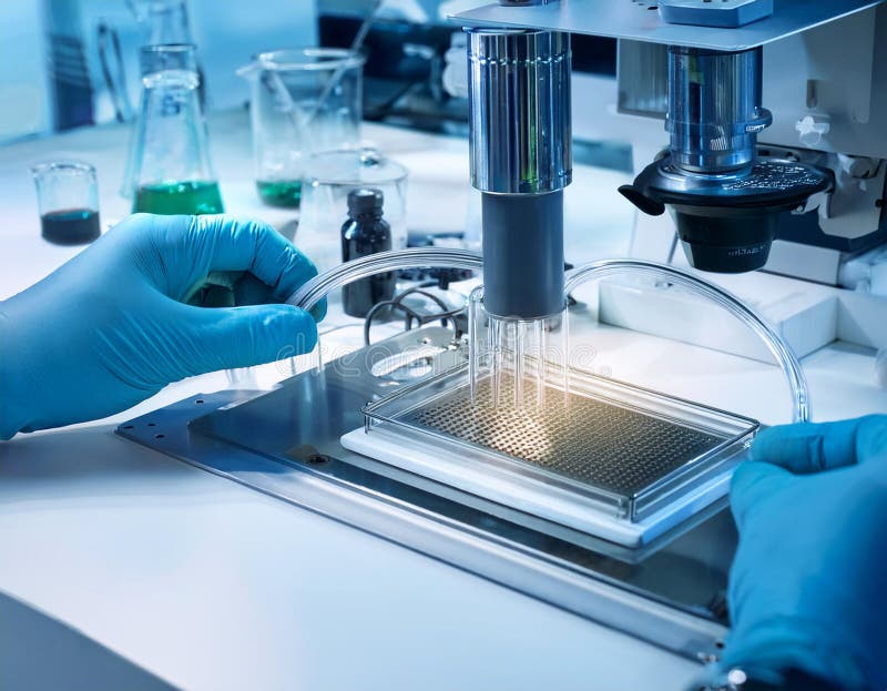 A Scientific Laboratory Conducting Tests To Analyze the Reduction of ...