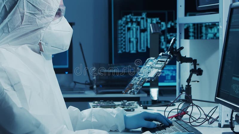 Scientific Laboratory Filled with Various Research Equipment ...