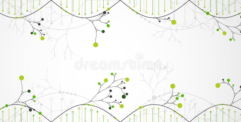 Scientific Medical Background with Abstract Image of Dna Molecule and ...