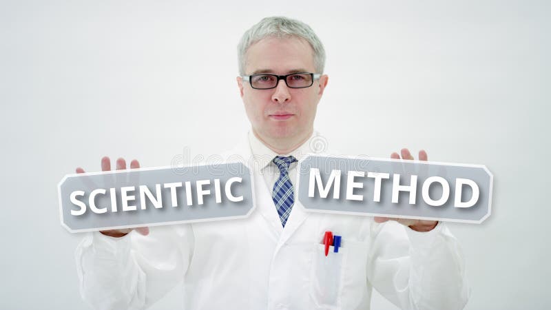 SCIENTIFIC METHOD Text Made by a Scientist or Engineer Stock Image ...