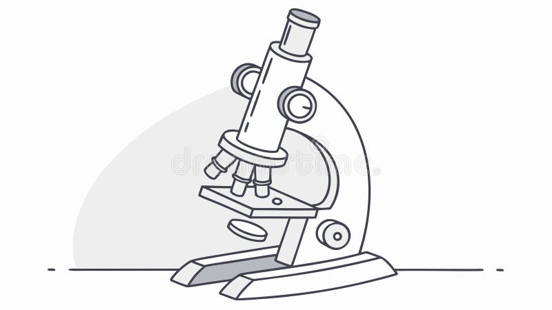 Scientific Microscope, Research and Discovery Vector Graphic. Vector Design Generative AI Stock ...