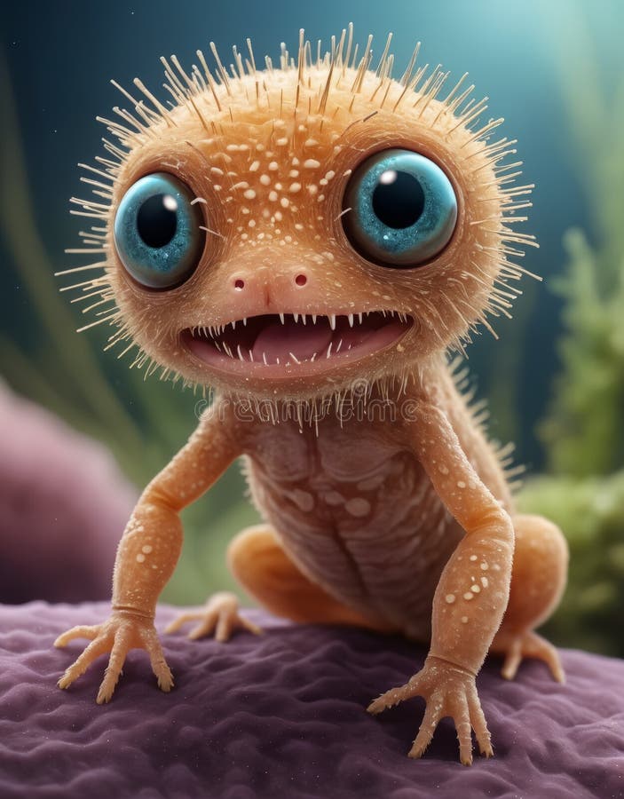 Scientific Microscopic Image, Depicting the Complex, Very Cute Little ...