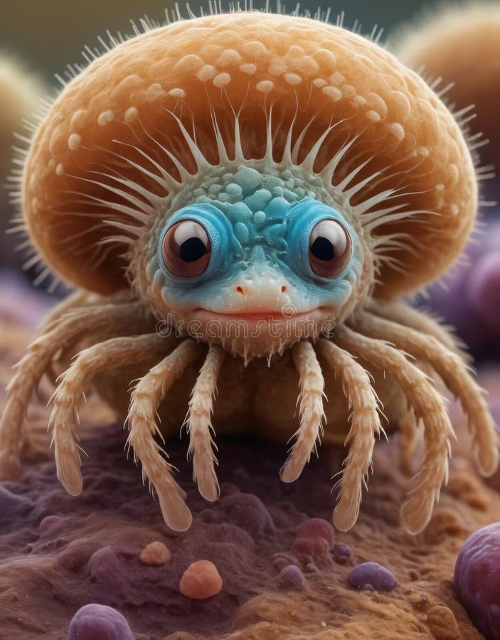 Scientific Microscopic Image, Depicting the Complex, Very Cute Little ...