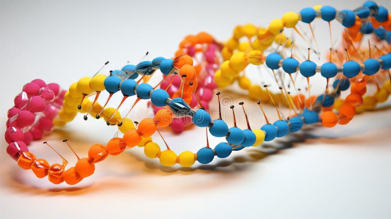 Scientific DNA Mutation Model Stock Illustration - Illustration of ...