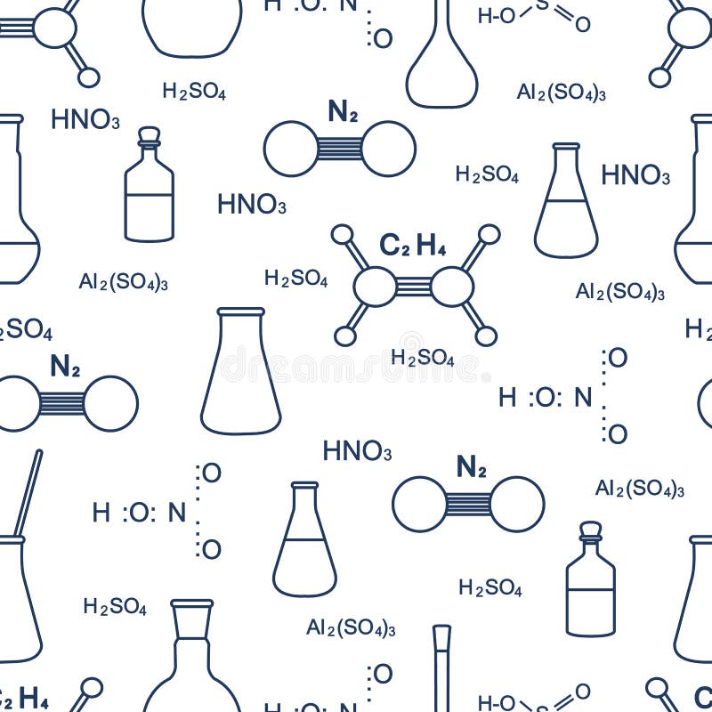 Scientific Pattern. Chemistry, Biology, Medicine. Stock Vector ...