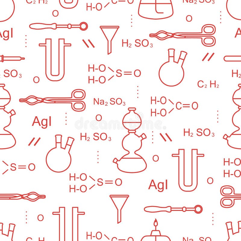 Scientific Pattern. Chemistry, Biology, Medicine. Stock Vector ...