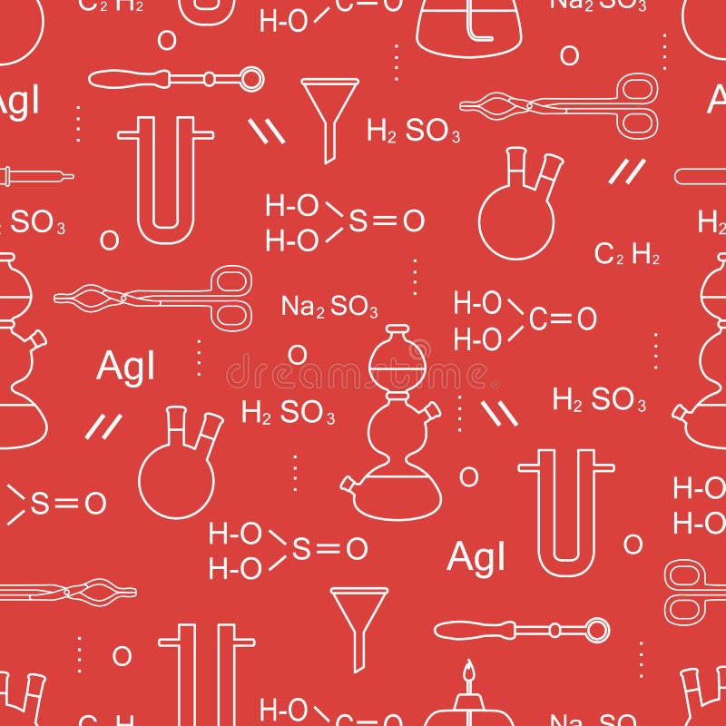 Scientific Pattern. Chemistry, Biology, Medicine. Stock Vector ...