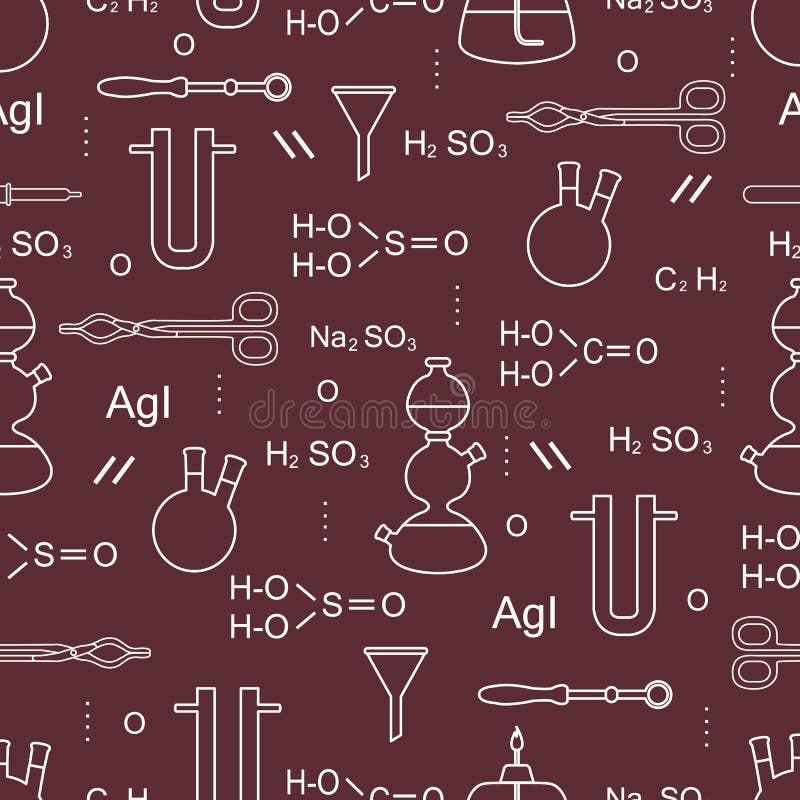 Scientific Pattern. Chemistry, Biology, Medicine Stock Vector ...