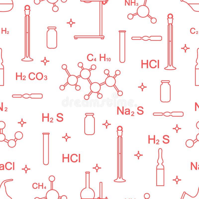 Scientific Pattern. Chemistry, Biology, Medicine Stock Vector ...
