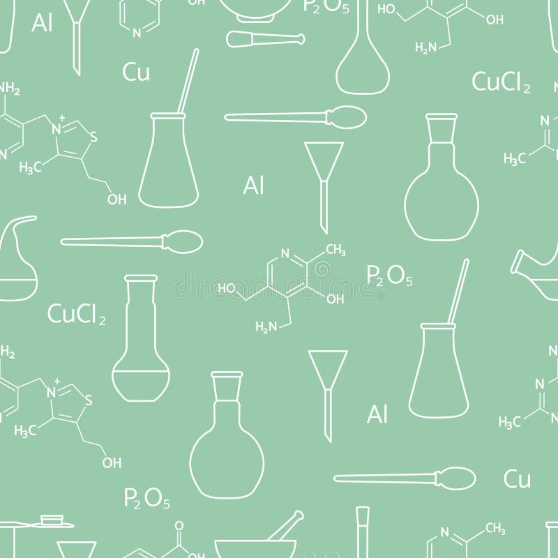 Scientific Pattern. Chemistry, Biology, Medicine Stock Vector ...