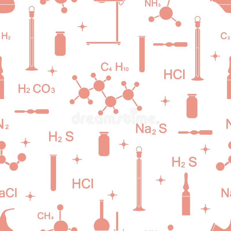 Scientific Pattern. Chemistry, Biology, Medicine Stock Vector ...
