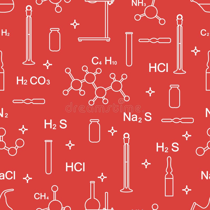 Scientific Pattern. Chemistry, Biology, Medicine Stock Vector ...