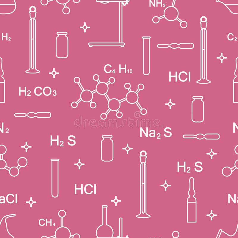 Scientific Pattern. Chemistry, Biology, Medicine Stock Vector ...