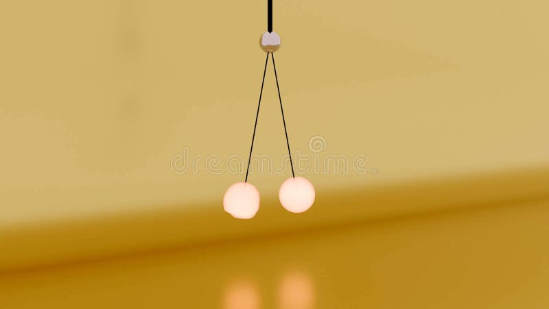 Scientific Pendulum with Balls. Design. Newton S Pendulum of Two Balls ...