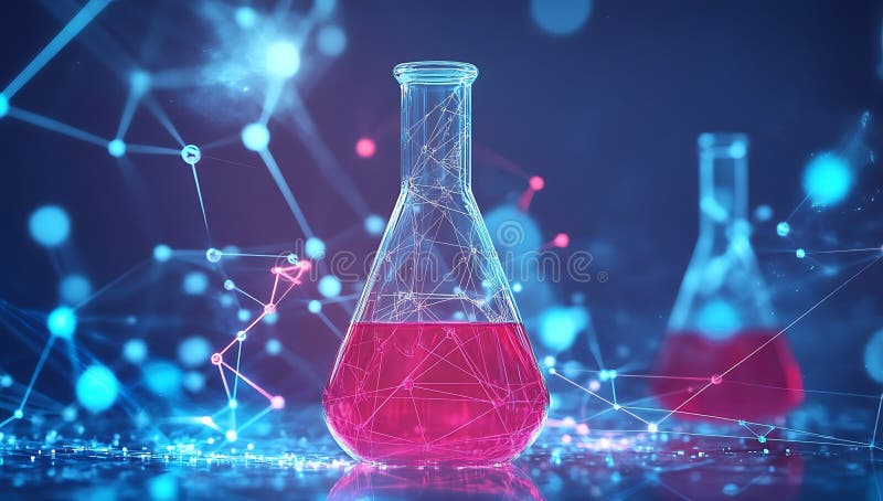 Scientific Research and Development in Laboratory Stock Illustration ...