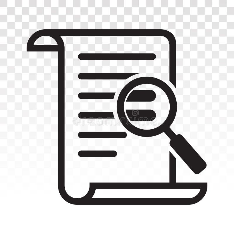 Scientific Research or Find File Search Vector Flat Icon on a ...