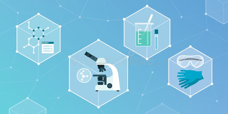 Scientific Research and Innovative Technologies Stock Vector ...