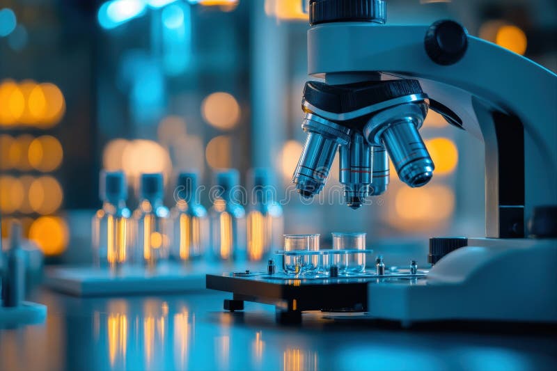 Scientific Research Inside a Modern Lab Laboratory Image Controlled ...