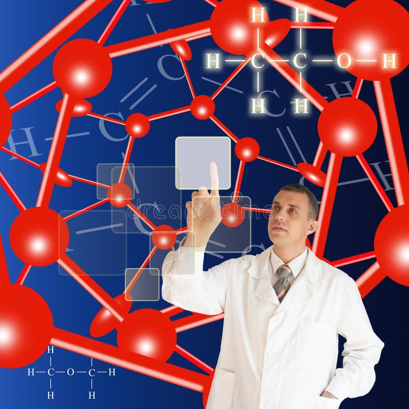 Scientific researches stock image. Image of button, laboratory - 17051587