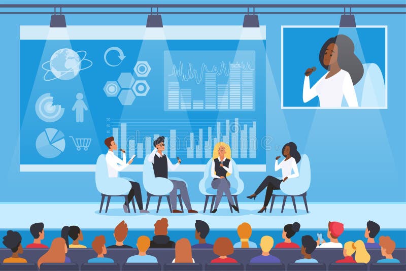 Scientific Seminar, Lecture or Conference with Presentation in Front of ...