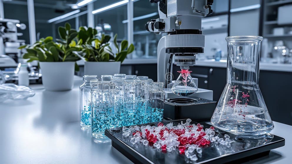 Scientific Study of Microplastic Samples Analyzing Environmental Impact ...