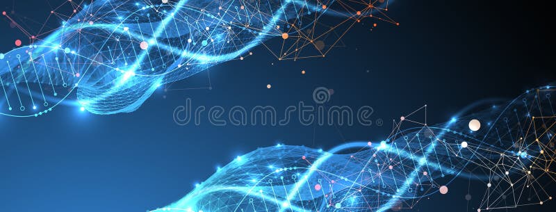 Scientific and Technological Background. an Image of a DNA Molecule ...