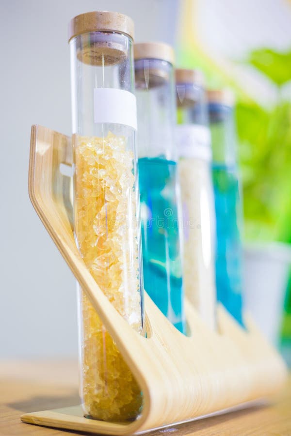 Scientific Test Tube Simulations in the Lab Stock Image - Image of ...