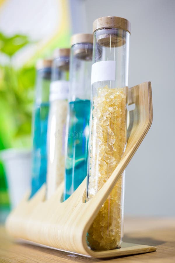 Scientific Test Tube Simulations in the Lab Stock Photo - Image of ...