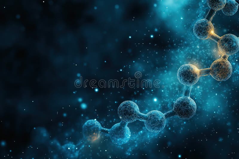 A Scientific-themed Background Featuring Biological Illustrations and ...