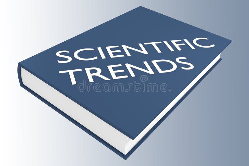 SCIENTIFIC TRENDS concept stock illustration. Illustration of flask ...