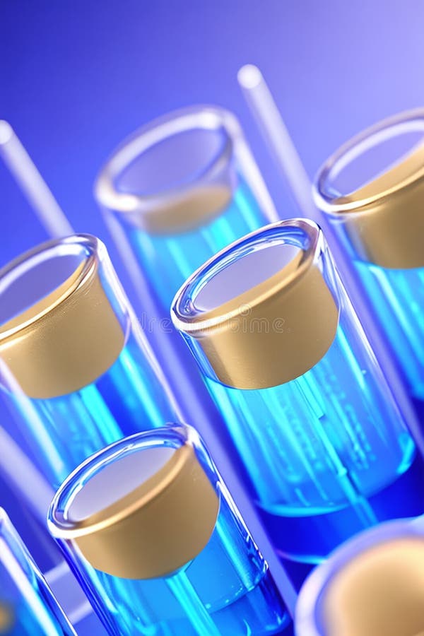 Brightly-colored Liquids in Test Tubes in a Science Lab Stock ...